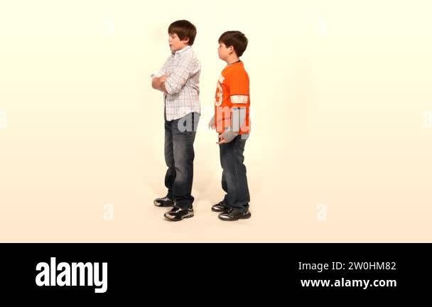 Two brothers arguing Stock Video Footage - Alamy