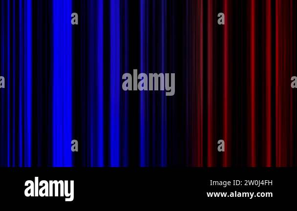 Quick motion of multicolored neon bright lines falling down on the ...