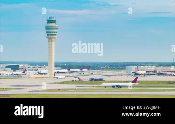 Atl air traffic control tower Stock Videos & Footage - HD and 4K Video ...