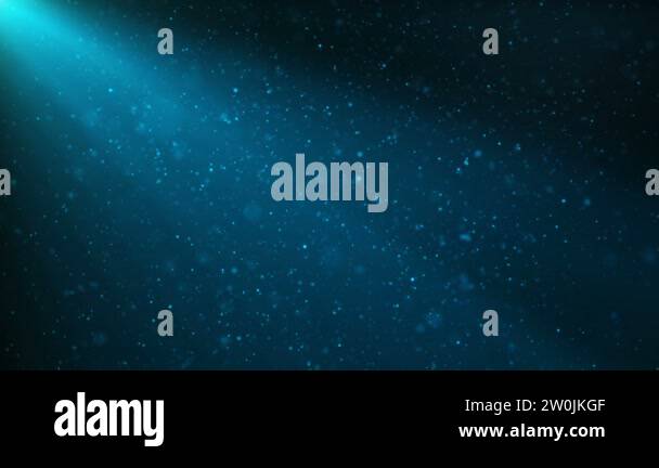 Abstract motion background of shining, sparkling blue particles ...