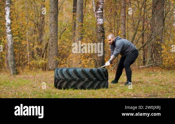 Man bodybuilder hitting truck Stock Videos & Footage - HD and 4K Video ...