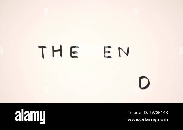 End sign Stock Videos & Footage - HD and 4K Video Clips - Alamy