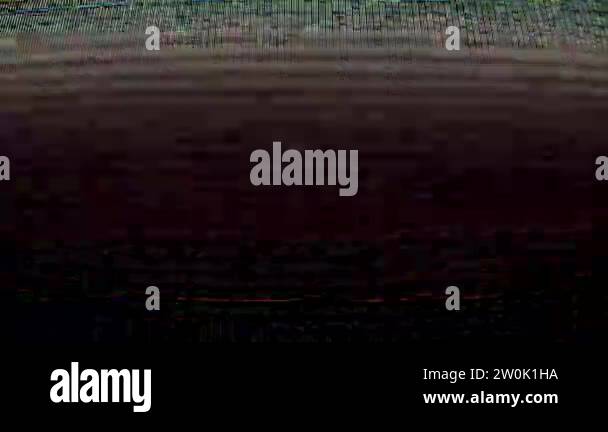 Glitch noise static television VFX. Visual video effects stripes ...