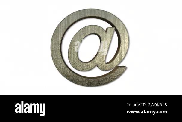 3d golden email symbol Stock Videos & Footage - HD and 4K Video Clips ...