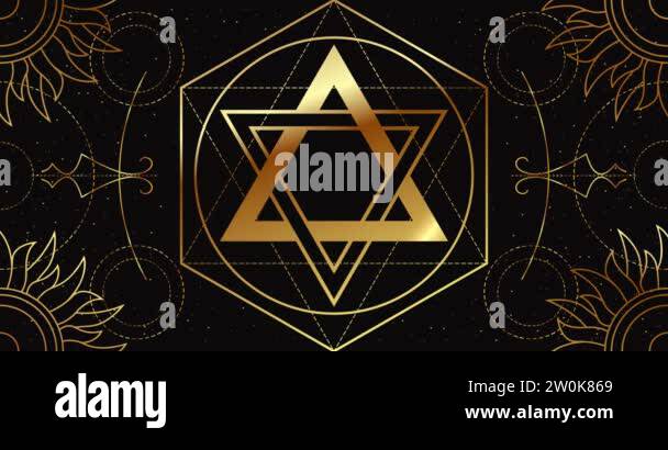 Seal of solomon symbol Stock Videos & Footage - HD and 4K Video Clips ...