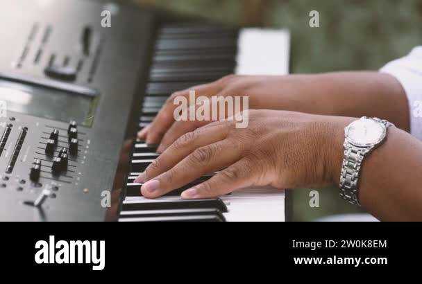 Piano music pianist hands playing. Musical instrument grand piano ...