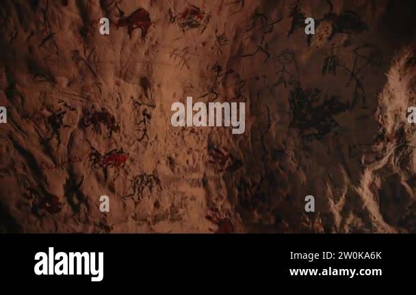 Primitive Prehistoric Neanderthal Drawings of Animals and Abstracts ...