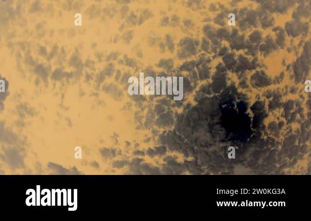 Clouds in the sky with an inverted color of unusual shape and shade ...