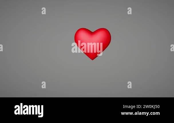 3d Render Heart Explosion Animation Stock Video Footage - Alamy