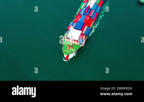 Container ship, Business logistic import-export transport international ...