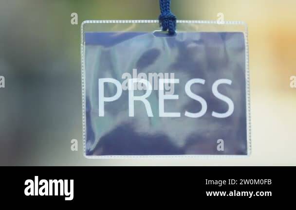 Press card Stock Videos & Footage - HD and 4K Video Clips - Alamy