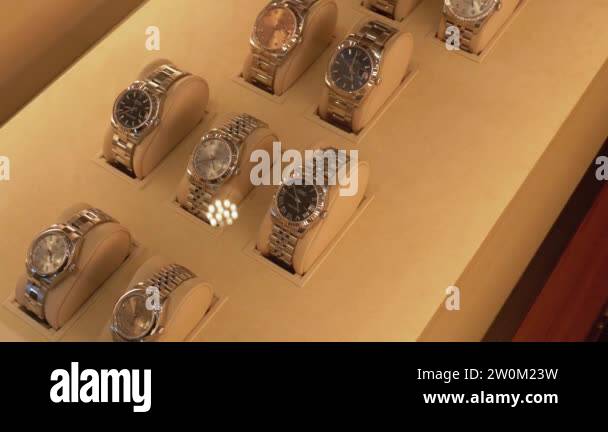 Rolex watch store display Stock Videos & Footage - HD and 4K Video ...