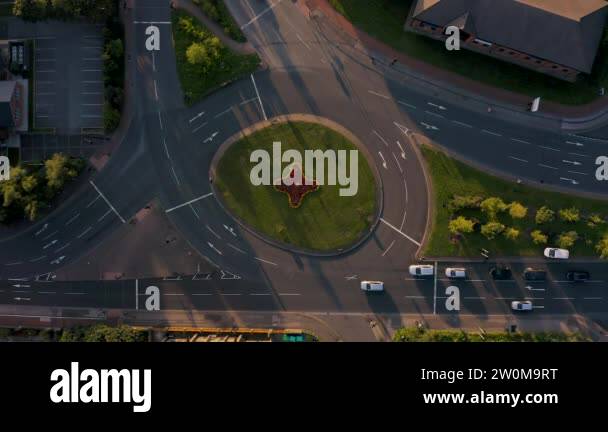 Roundabout sign traffic uk Stock Videos & Footage - HD and 4K Video ...