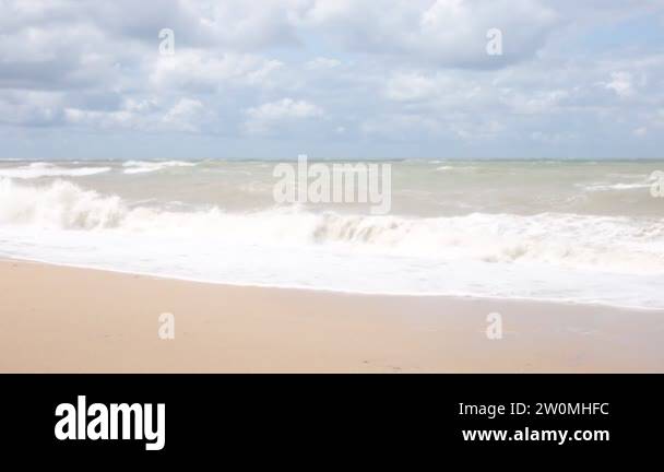 Storm on the black sea, bad weather and strong wind, five-point scale ...