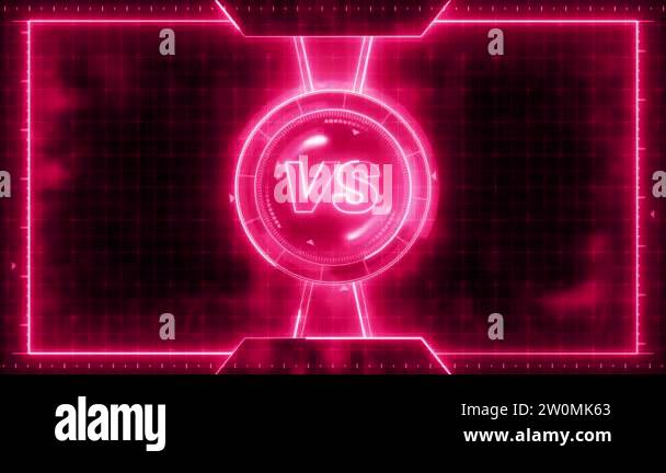 Futuristic sports game loop animation. Versus fight background. Radar ...