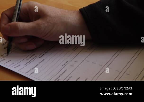 Filling a form by hand Stock Videos & Footage - HD and 4K Video Clips ...