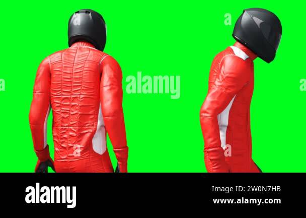 Racer car animation. Phisical motion blur. Realistic green screen 4k ...