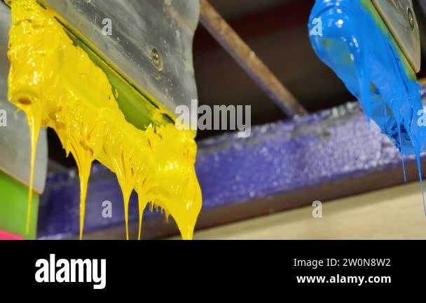 Plastisol ink for screen printing tee shirt was sticky ink it is stuck ...