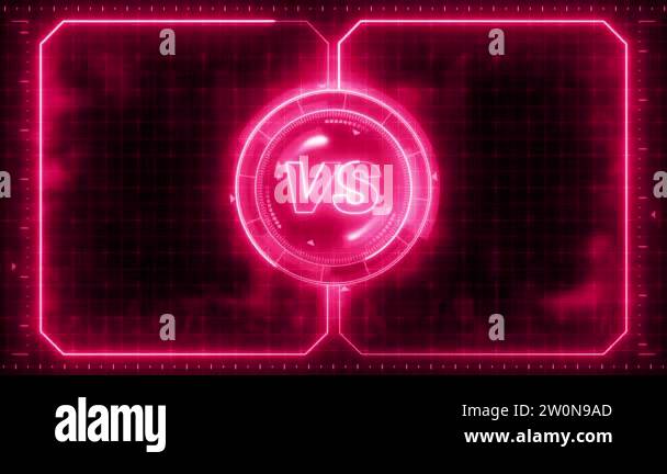 Futuristic sports game loop animation. Versus fight background. Radar ...