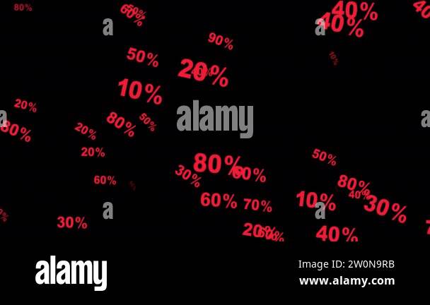 Different percentage discounts appear randomly. 4K. Background for ...
