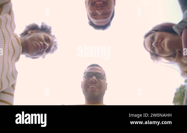 Diverse group forming huddle Stock Videos & Footage - HD and 4K Video ...