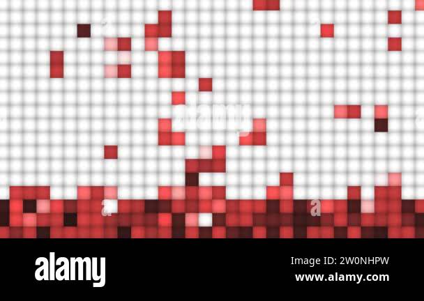 Stacked flickering blocks - background in tetris style - on white Stock ...