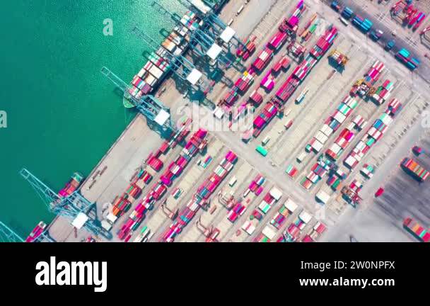 Container ship, Business logistic import-export transport international ...