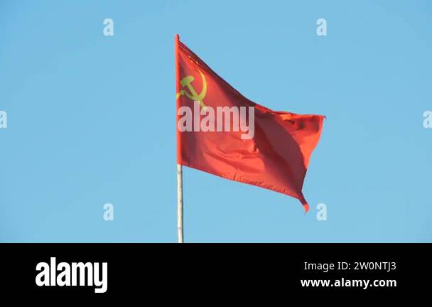 Flying soviet union flag Stock Videos & Footage - HD and 4K Video Clips ...