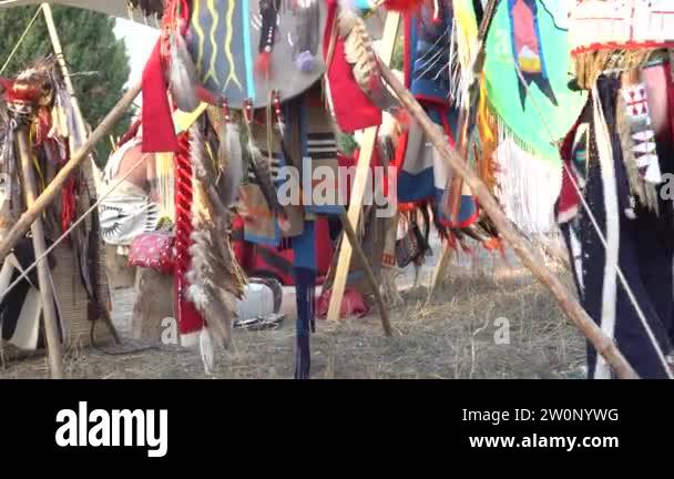 Native american fur clothing Stock Videos & Footage - HD and 4K Video ...