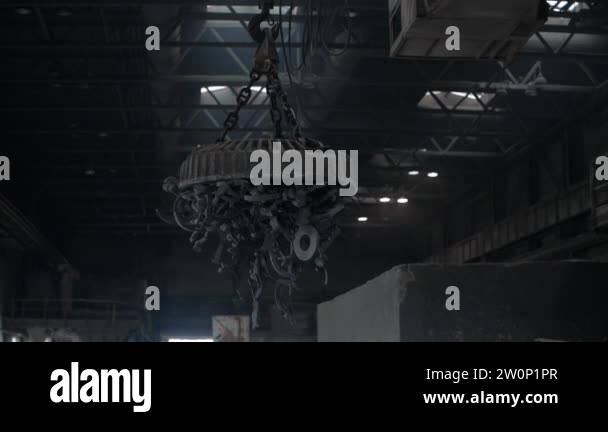 Crane lifting magnet Stock Videos & Footage - HD and 4K Video Clips - Alamy