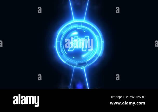 Futuristic sports game loop animation. Versus battle fight background ...