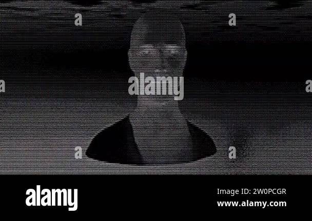 AI concept of human face generated out of code Stock Video Footage - Alamy