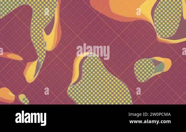 Topographic multi colored map. Motion graphic design 3d rendering loop ...