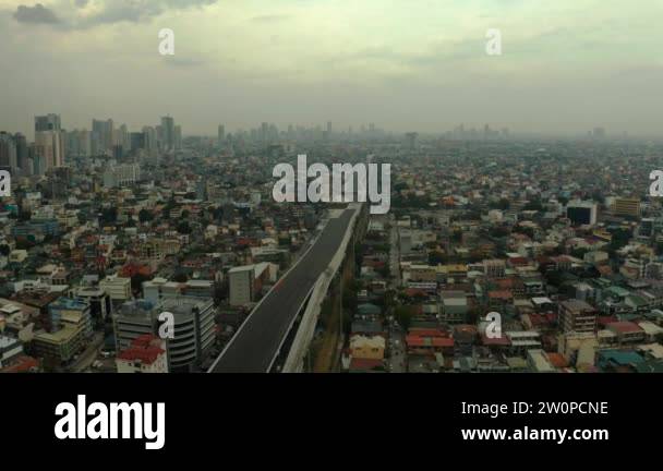 Panorama of Manila.The city of Manila, the capital of the Philippines ...