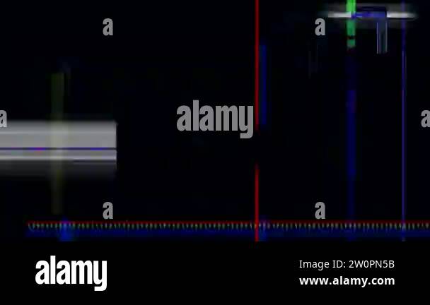 Glitch noise static television VFX. Visual video effects stripes ...