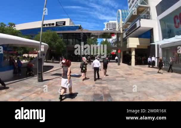 Murray street mall perth australia Stock Videos & Footage - HD and 4K ...