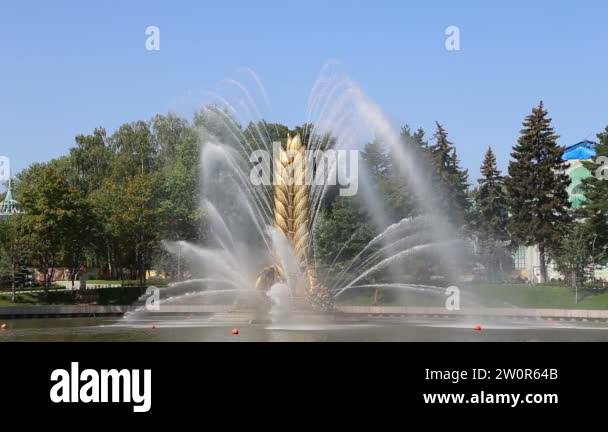 MOSCOW, RUSSIA - AUGUST 23, 2019: Spaceship Vostok (monument to the ...