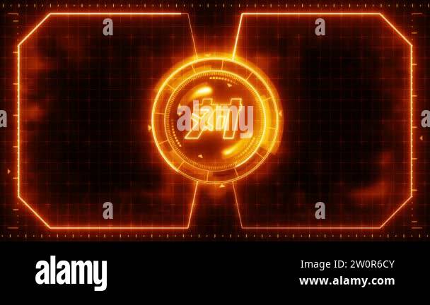 Futuristic sports game loop animation. Versus battle fight background ...