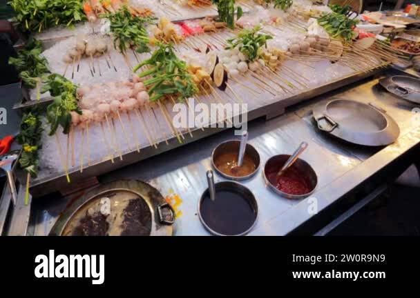 Take away stall food cook Stock Videos & Footage - HD and 4K Video ...