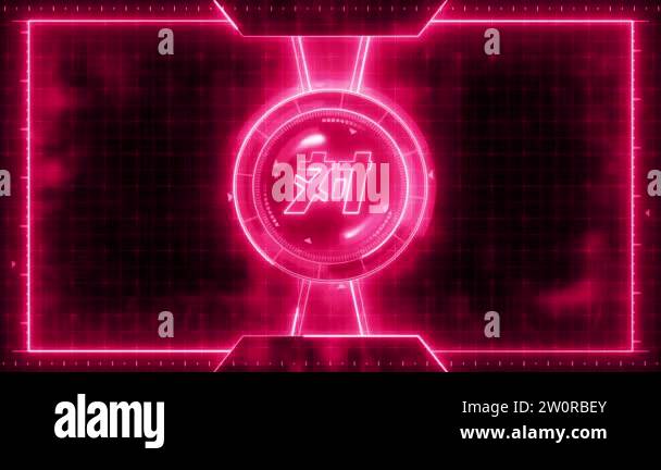 Futuristic sports game loop animation. Versus battle fight background ...