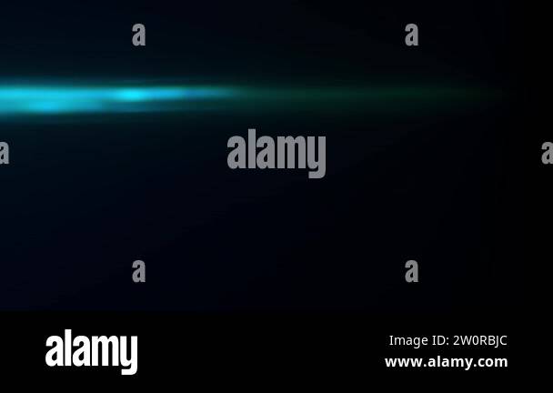 High-quality anamorphic lens flare shot on a cinema camera. Isolated 4k ...