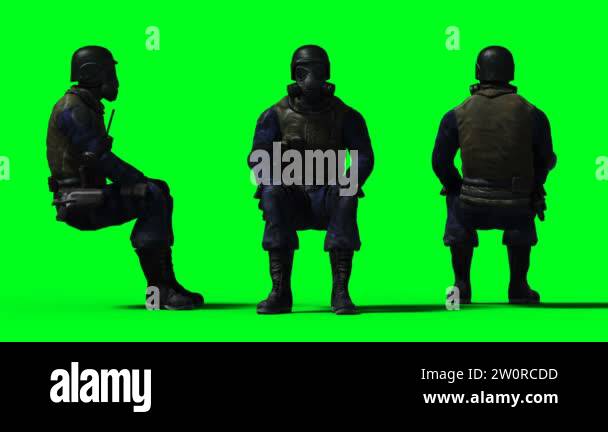 Military soldier animation. Phisical, motion, blur. Realistic 4k ...