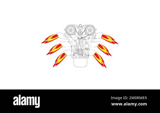 Combustion engine fire Stock Videos & Footage - HD and 4K Video Clips ...