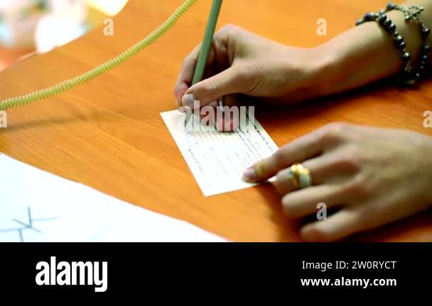 Woman filling library card Stock Videos & Footage - HD and 4K Video ...