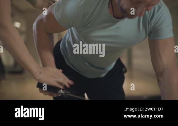 Fitness trainer controlling posture Stock Videos & Footage - HD and 4K ...