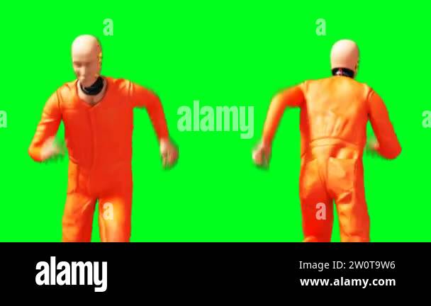 dummy animation. Test drive. Phisical motion blur. Realistic 4k ...