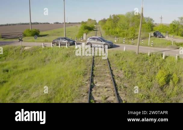 Railroad crossing landscape Stock Videos & Footage - HD and 4K Video ...