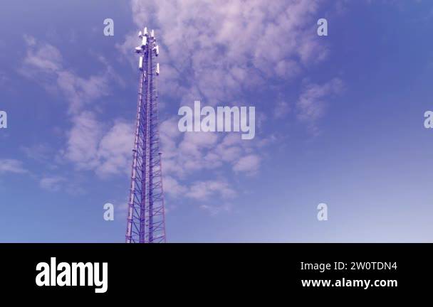 Cellular antenna tower and electronic radio transceiver equipment part ...