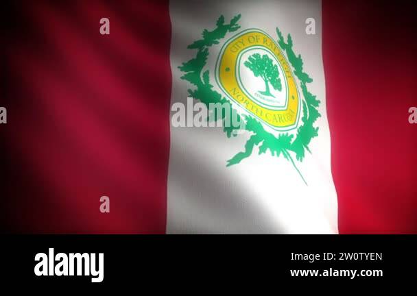 North carolina raleigh flag Stock Videos & Footage - HD and 4K Video ...