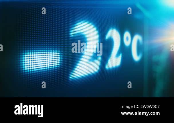 Extremely cold temperatures in Celcius degrees, winter chill abnormal ...